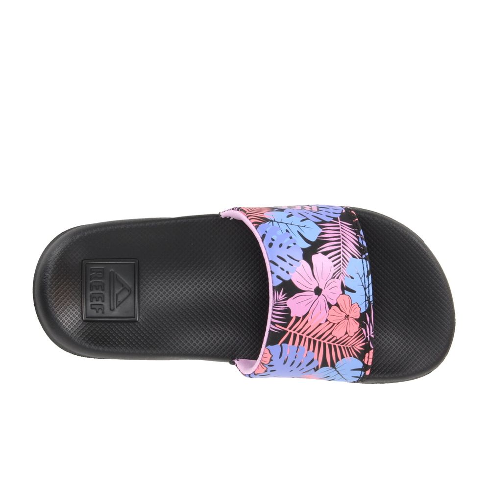 KIDS ONE SLIDE PURPLE FRONDS - storebbb